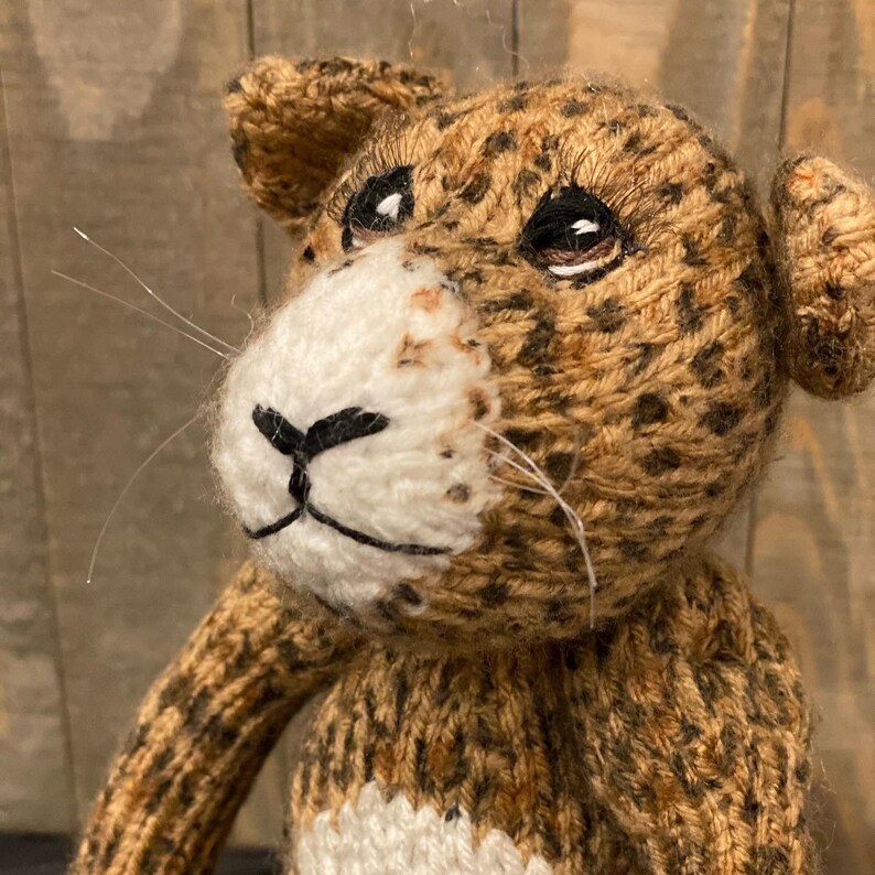 Leopard Knitting Pattern - Etsy