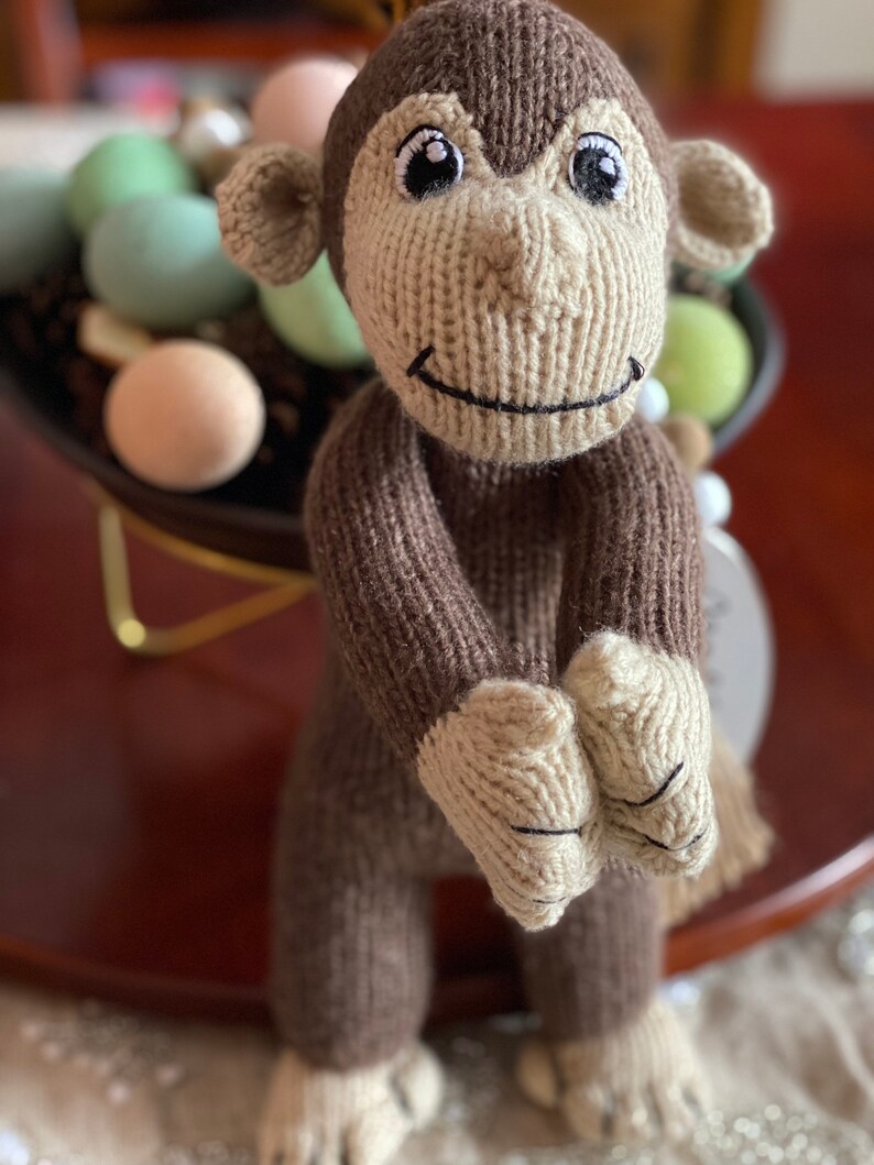 Monkey Knitting Pattern, Monkey Amigurumi, Monkey Pattern - Etsy