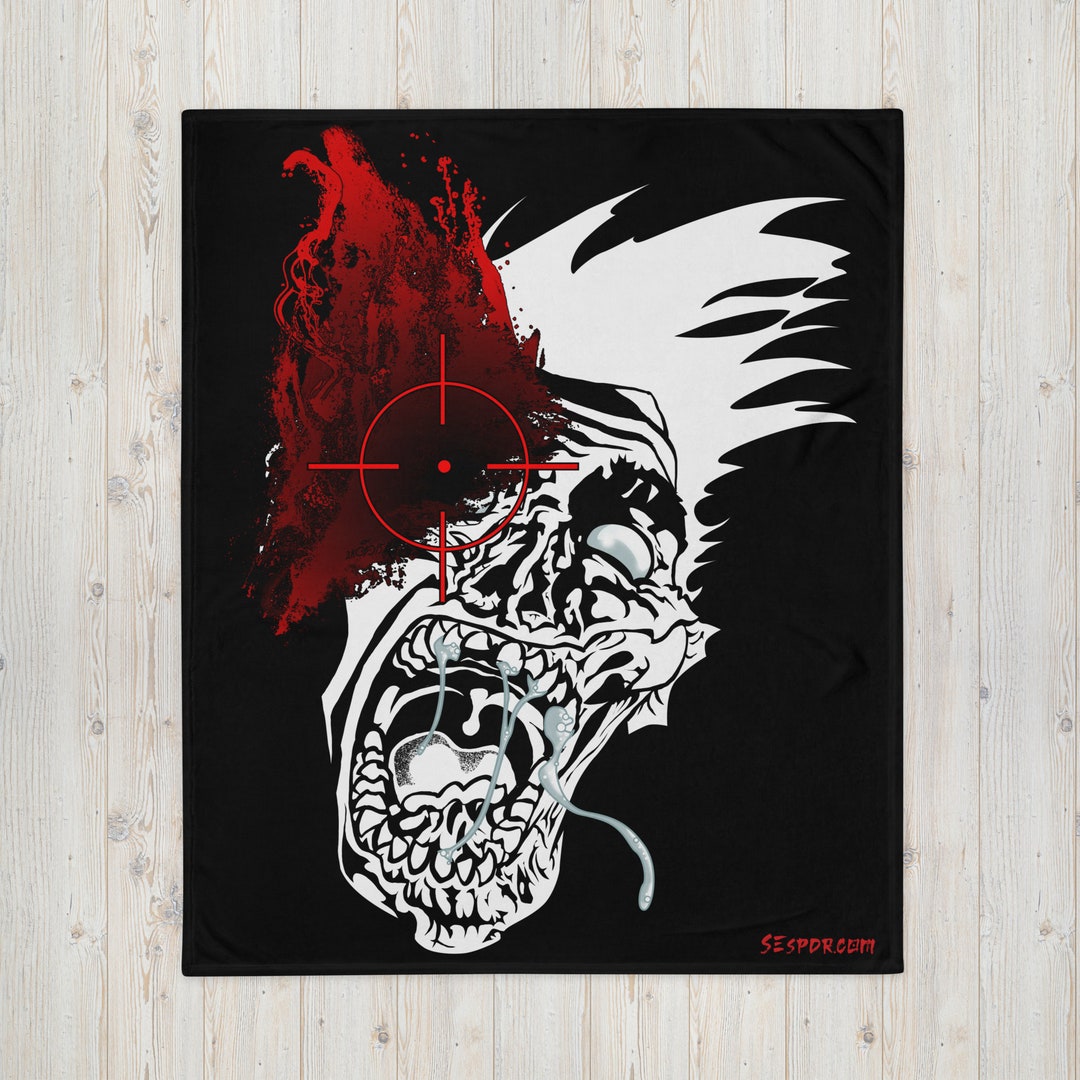 Zombie Bullseye (throw Blanket) - Etsy