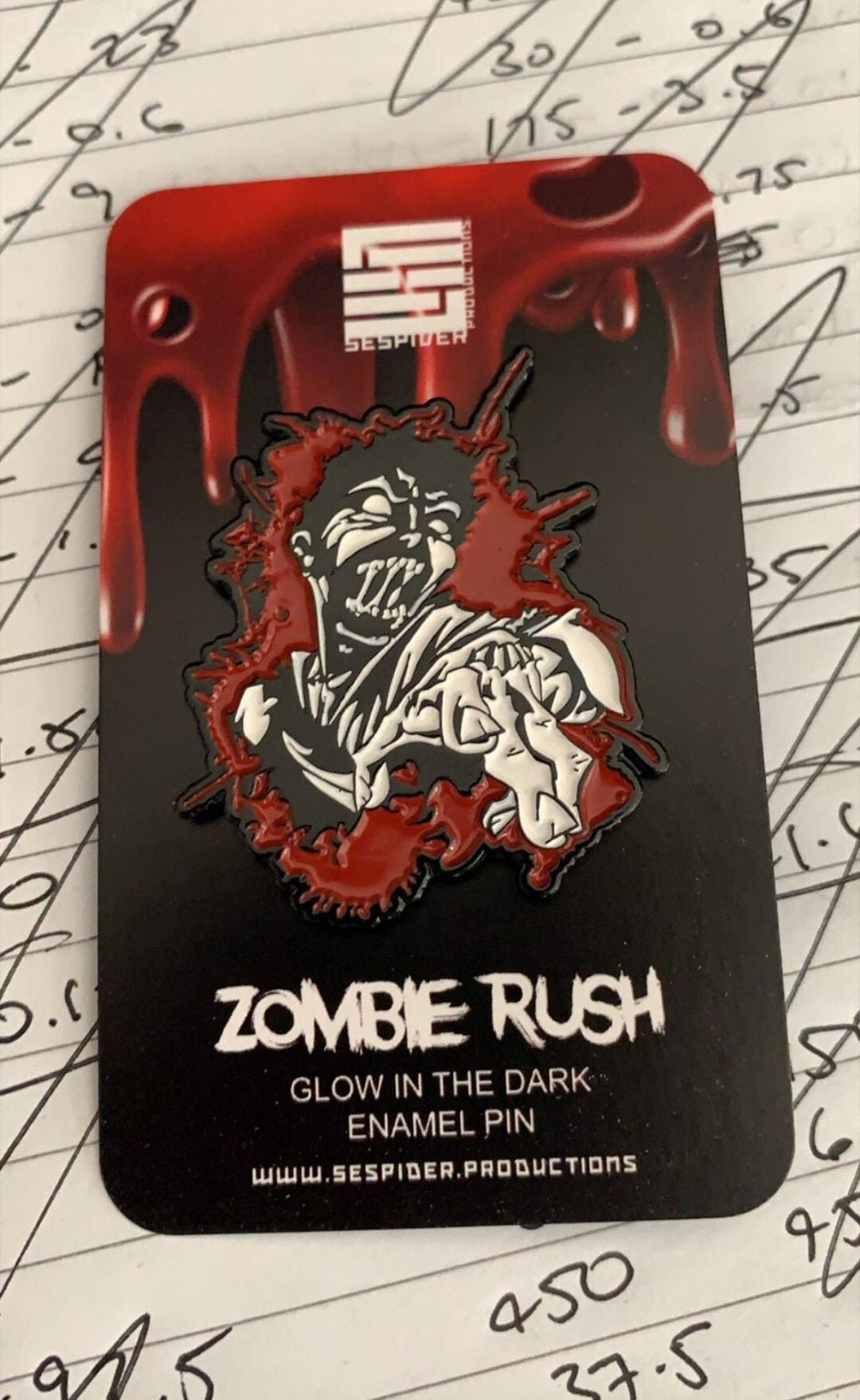 Exclusive Limited Edition Glow in the Dark Horror Zombie Enamel Pin - Etsy