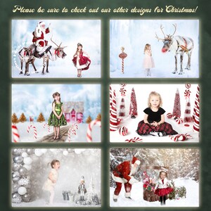 Santa Digital Backdrop Christmas Scene Christmas Digital - Etsy Canada