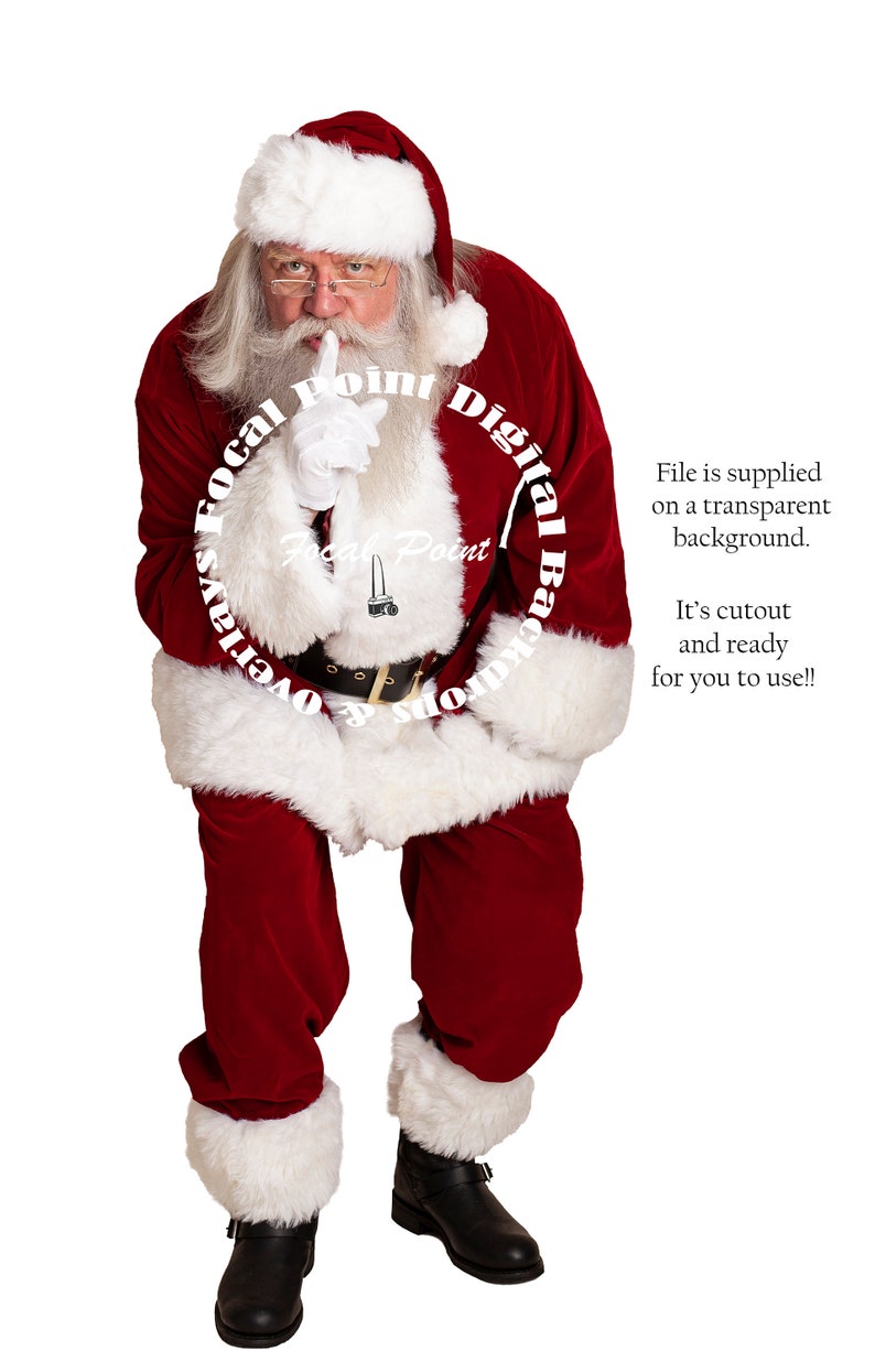 Santa Digital Backdrop Santa Digital Santa Overlay Digital | Etsy Canada