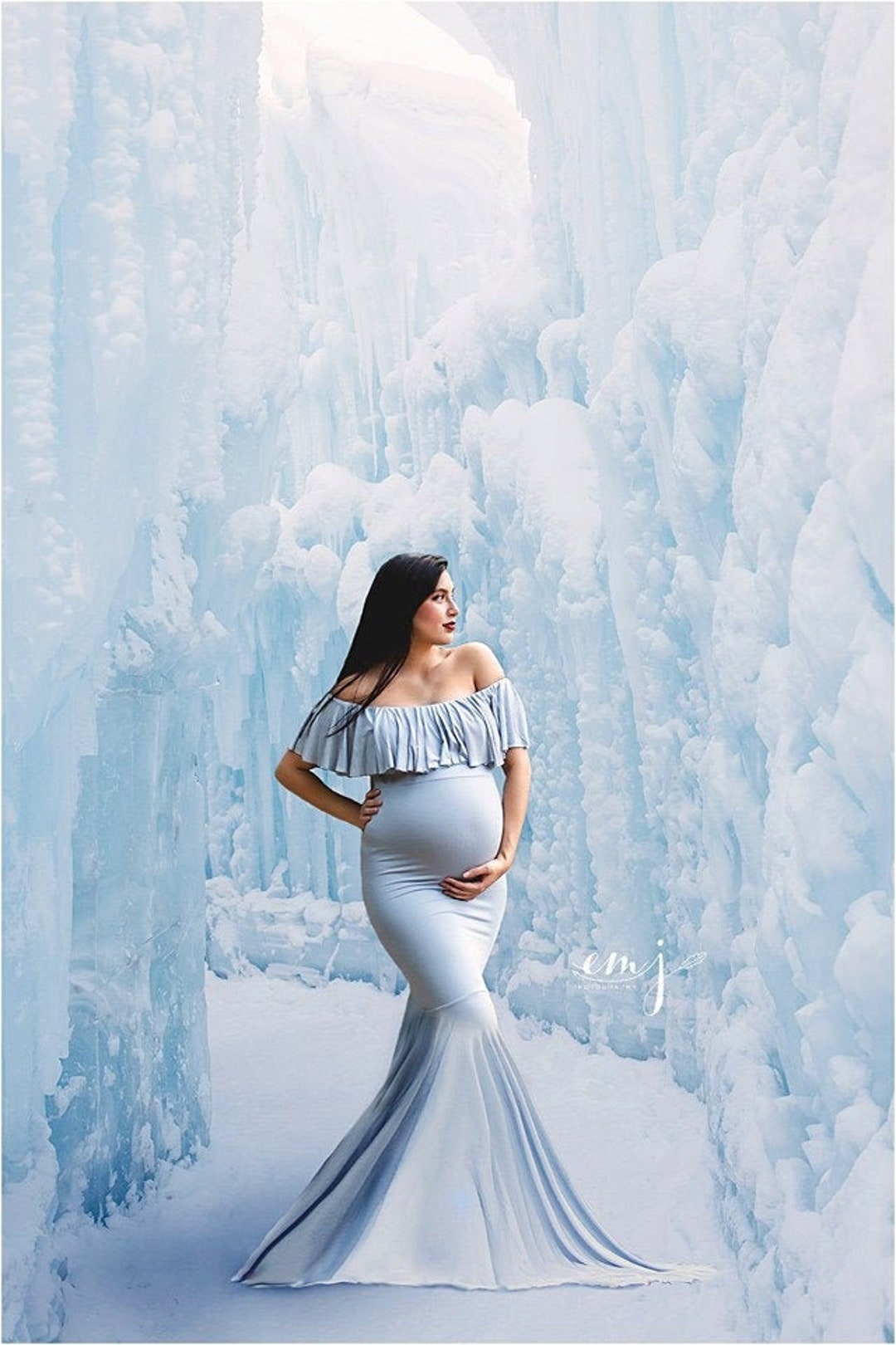 5 PACK Winter Ice Castle Background Package, Outdoor Backdrops for ...