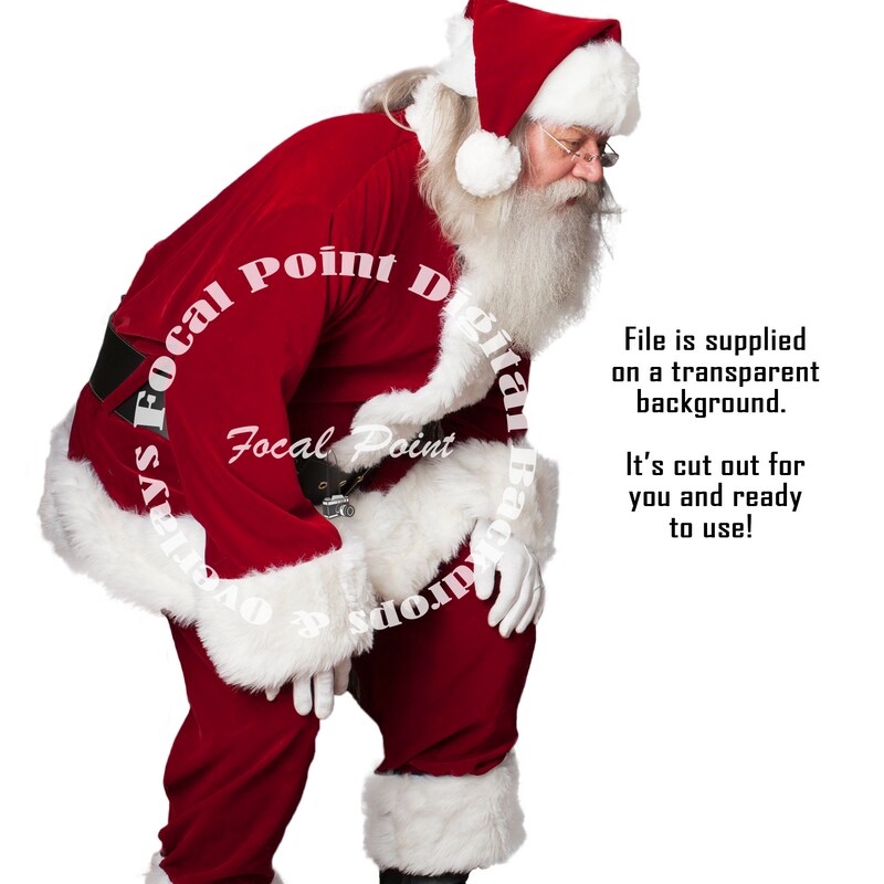 Santa Overlays - Etsy