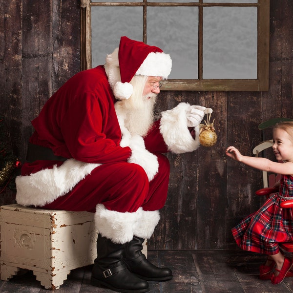 Santa Backdrop - Etsy