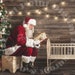 Santa Digital Backdrop Christmas Scene Christmas Digital - Etsy