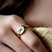 Engraved Infinity Ring · Symbol of Eternity Ring · Gift for Her ...