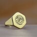 14k Gold Samoan Signet Ring · Tribal Ring · Maori Gold Ring · Hexagon ...