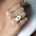 Islam Symbol Ring Gold Signet Islam Ring Engraved Crescent and Star ...