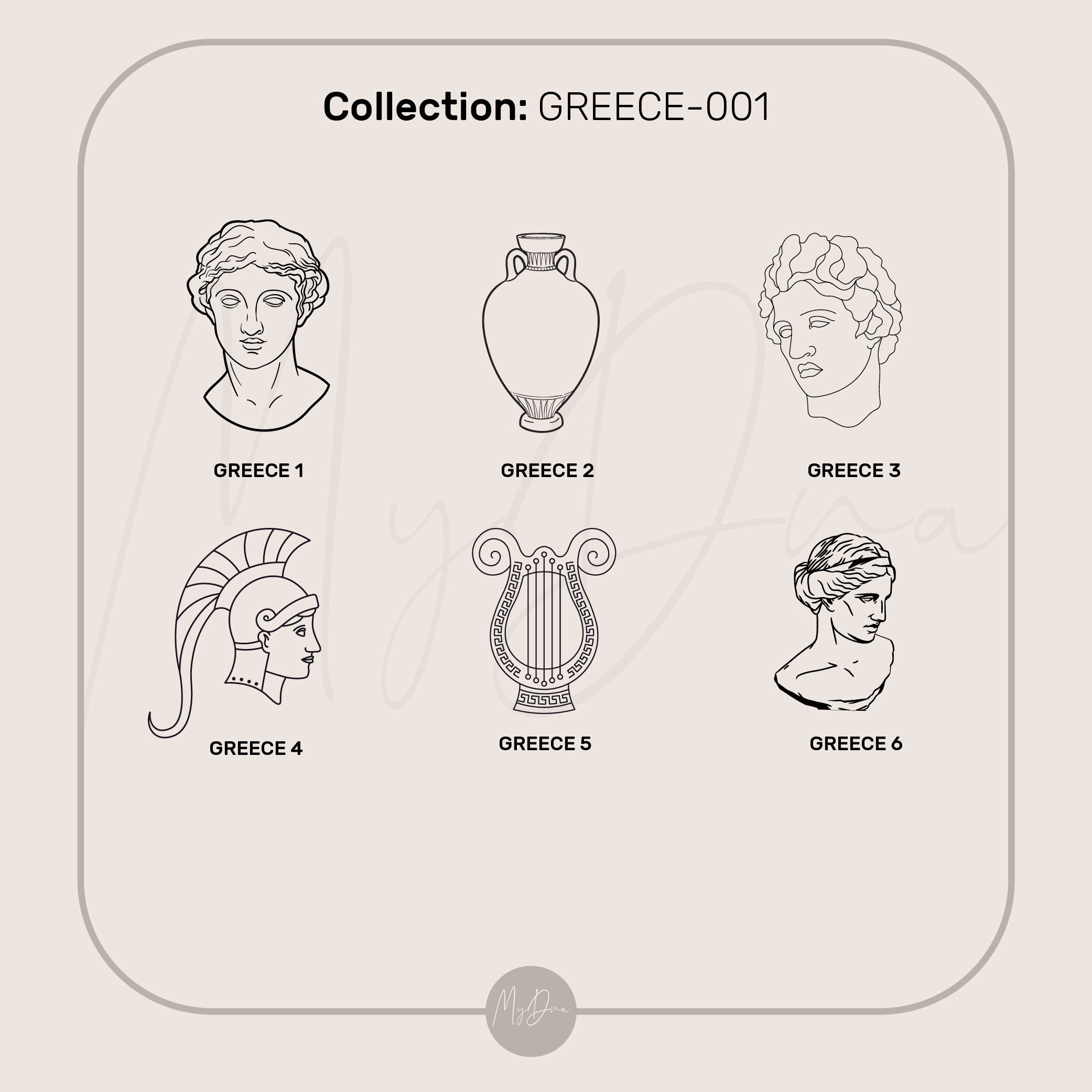 Ancient Greek Ring Greece Signet Ring Greek Symbol Ring Mythological ...