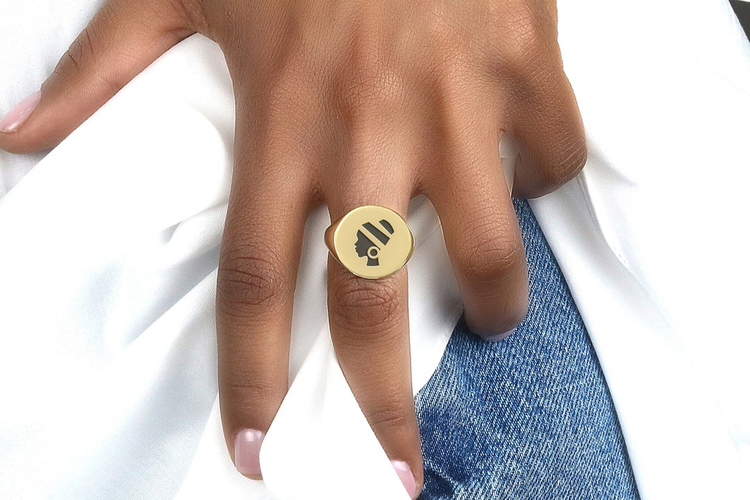 African Tribal Ring · African Signet Ring · Heritage Ring · Unisex ...