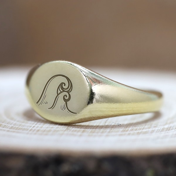 Wave Ring - Etsy