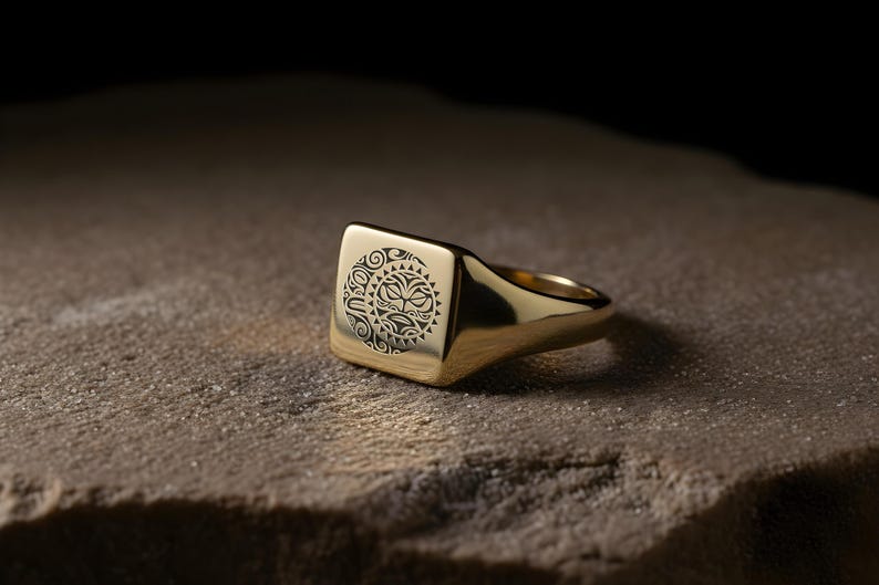 14k Gold Samoan Symbol Ring · Polynesian Ring · Heritage Ring · Samoa ...