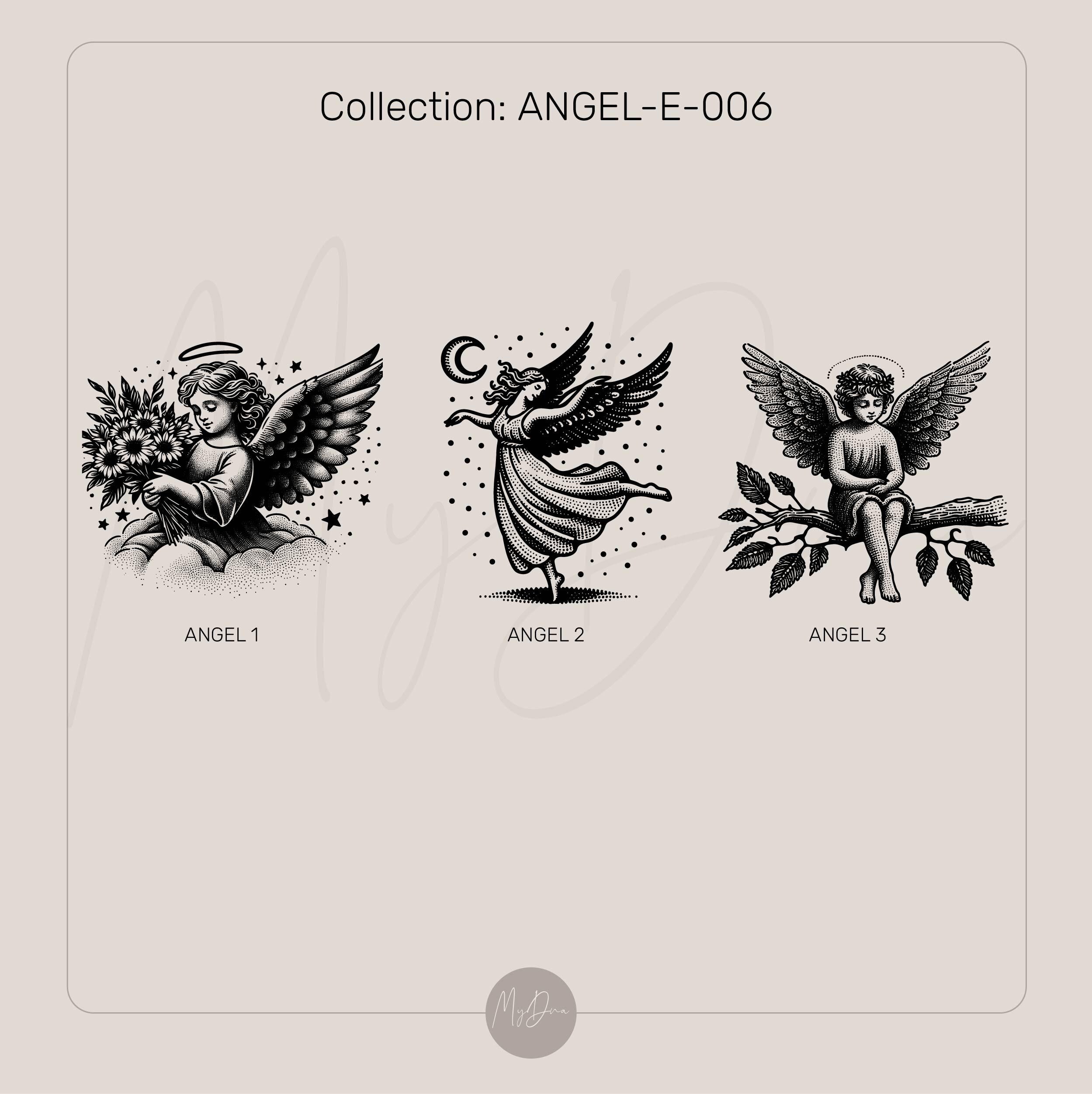 Engraved Angel Gold Signet Ring · 14k Gold Angel Ring · Square Shaped ...