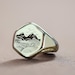 Custom Japanese Landscape Signet Ring · Engraved Japanese Ring ...