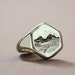 Custom Japanese Landscape Signet Ring · Engraved Japanese Ring ...