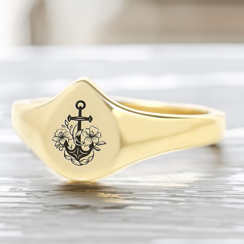 Anchor Ring - Etsy