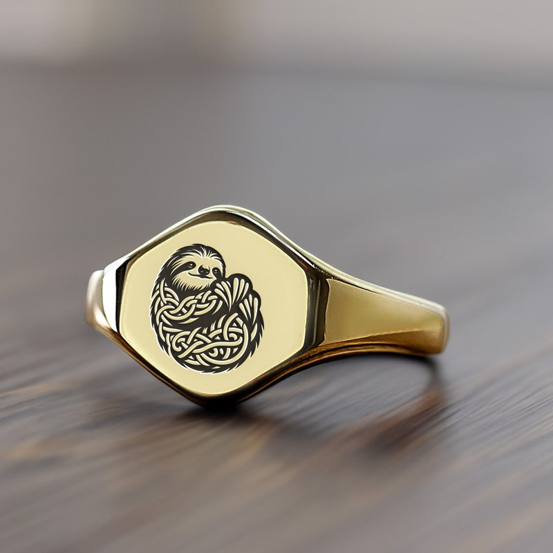 Sloth Ring - Etsy