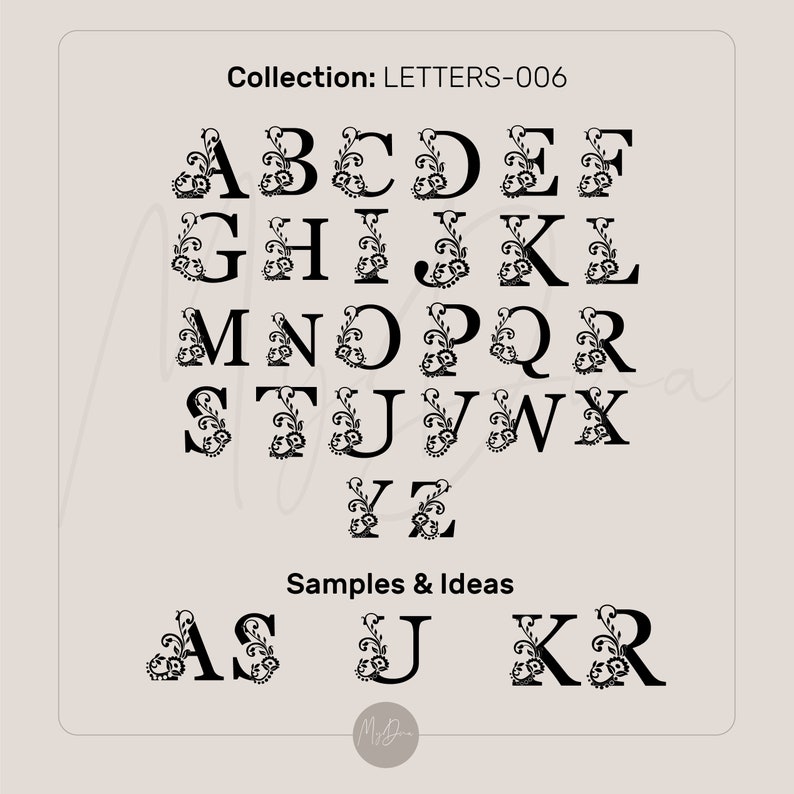 Flower Letter Gold Signet Ring · Custom Initial's Ring · Engraved ...