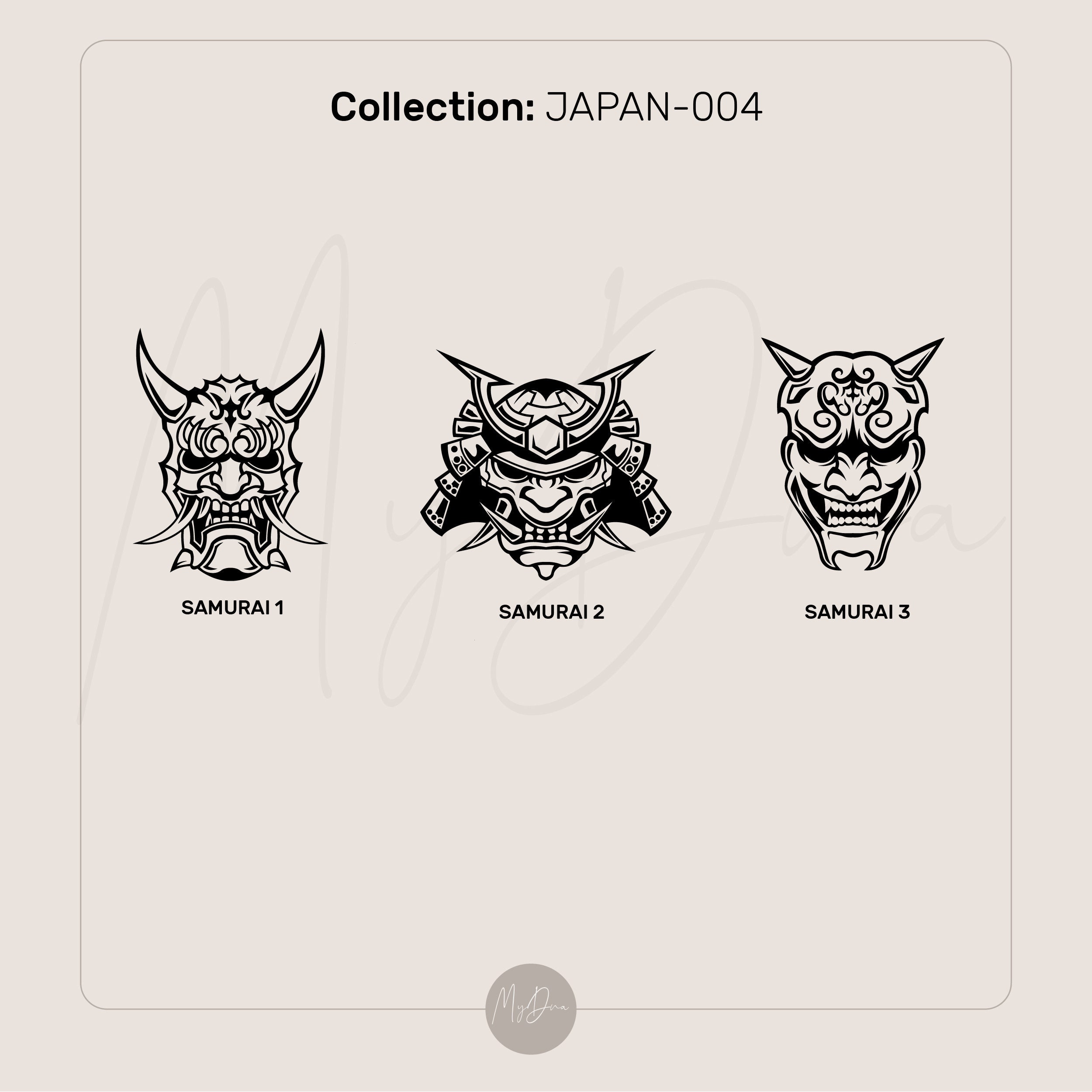 Gold Samurai Mask Signet Ring Custom Japanese Mask Ring Hexagon Shaped ...