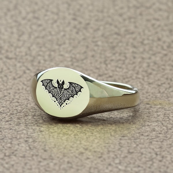 Bat Ring - Etsy