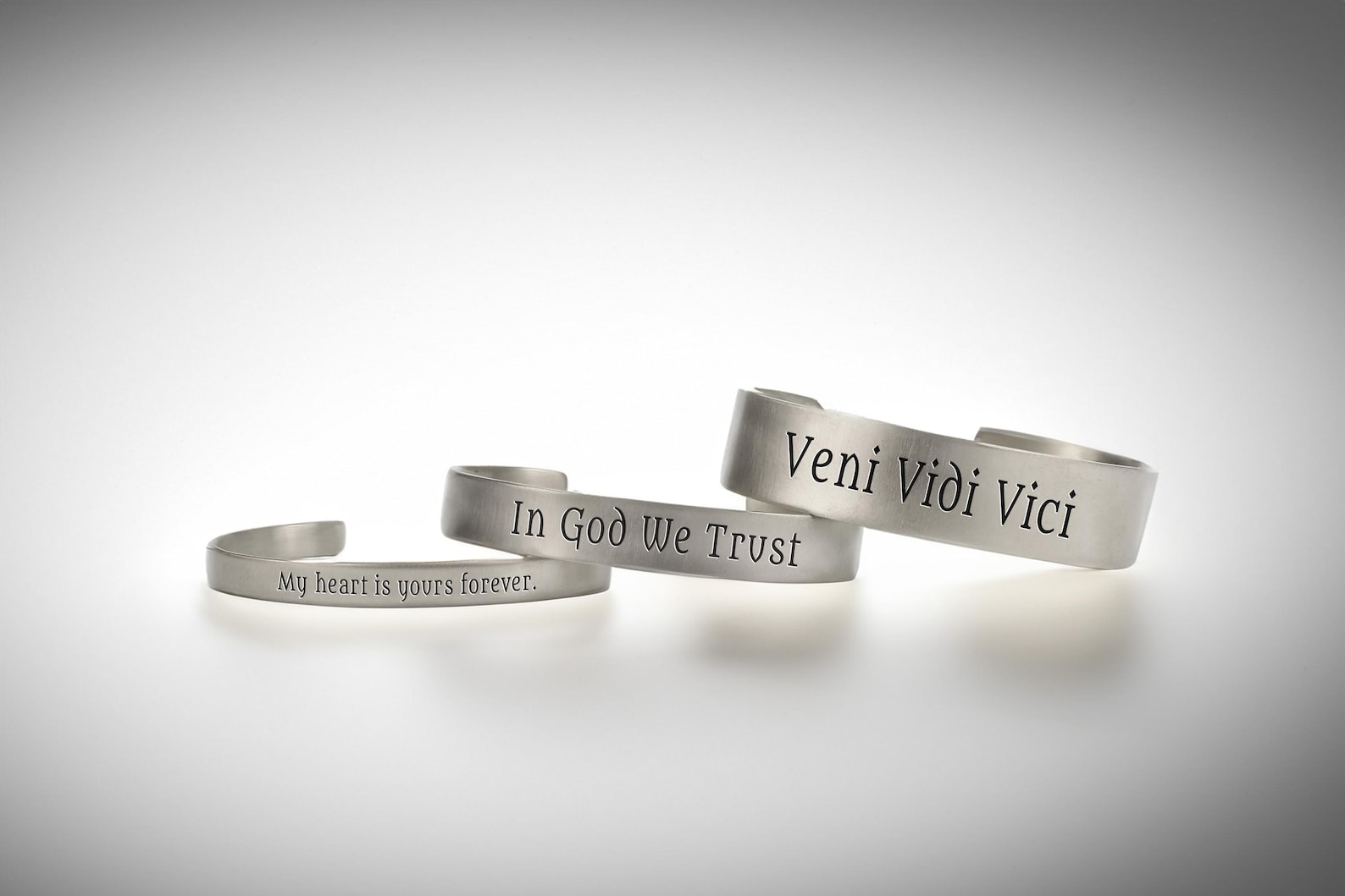 Men's Open Cuff Bracelet · in God We Trust Bracelet · Silver Bracelet ...