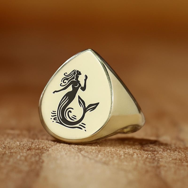 Mermaid Ring - Etsy