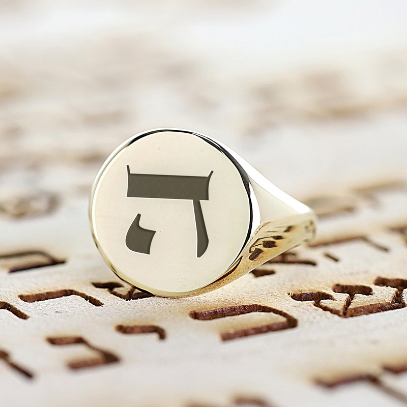 Finger Letter Ring - Etsy