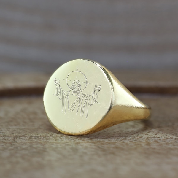 Jesus Ring - Etsy