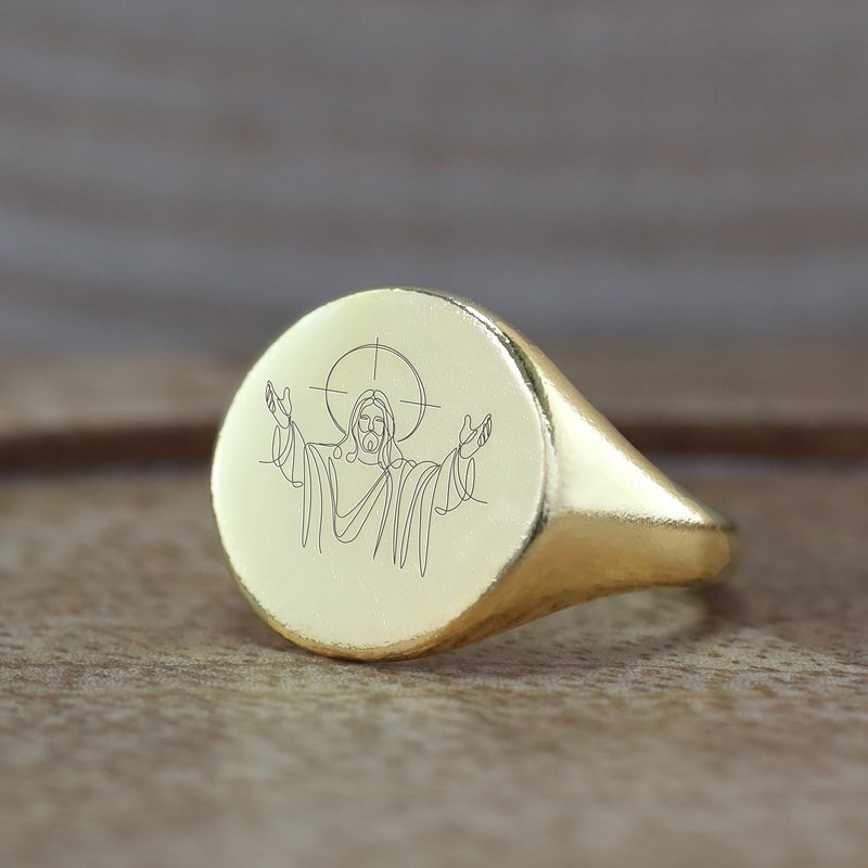 Jesus Ring - Etsy