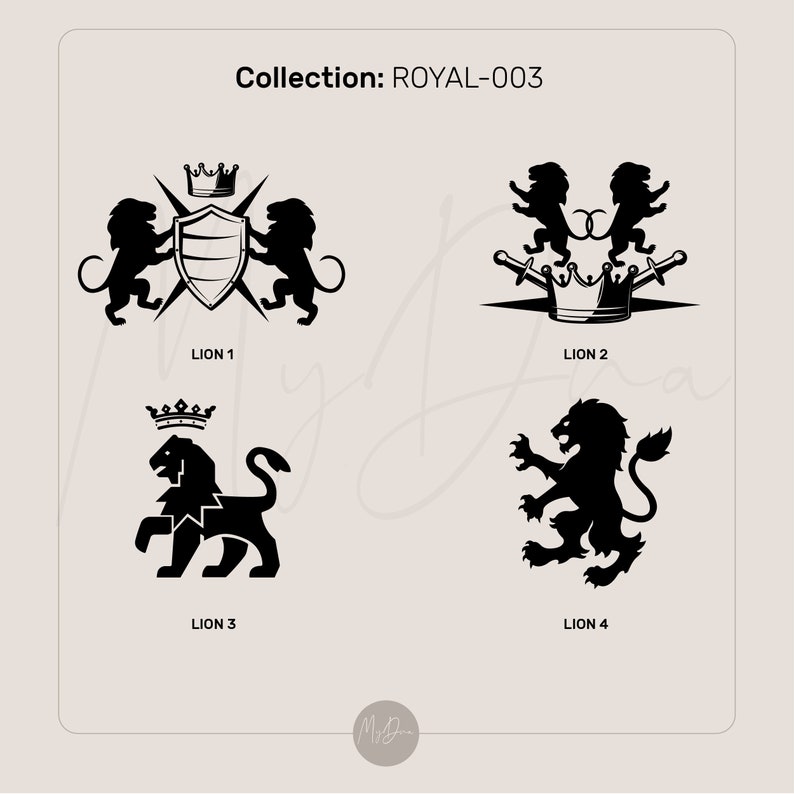 Heraldic Lion Signet Ring · Engraved Lion Ring · Unisex Ring · Royalty ...