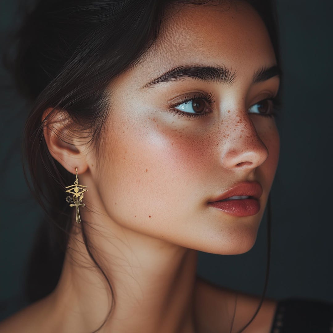 Eye of Horus Earrings · Symbol of Life Earrings · the Ankh Earrings ...