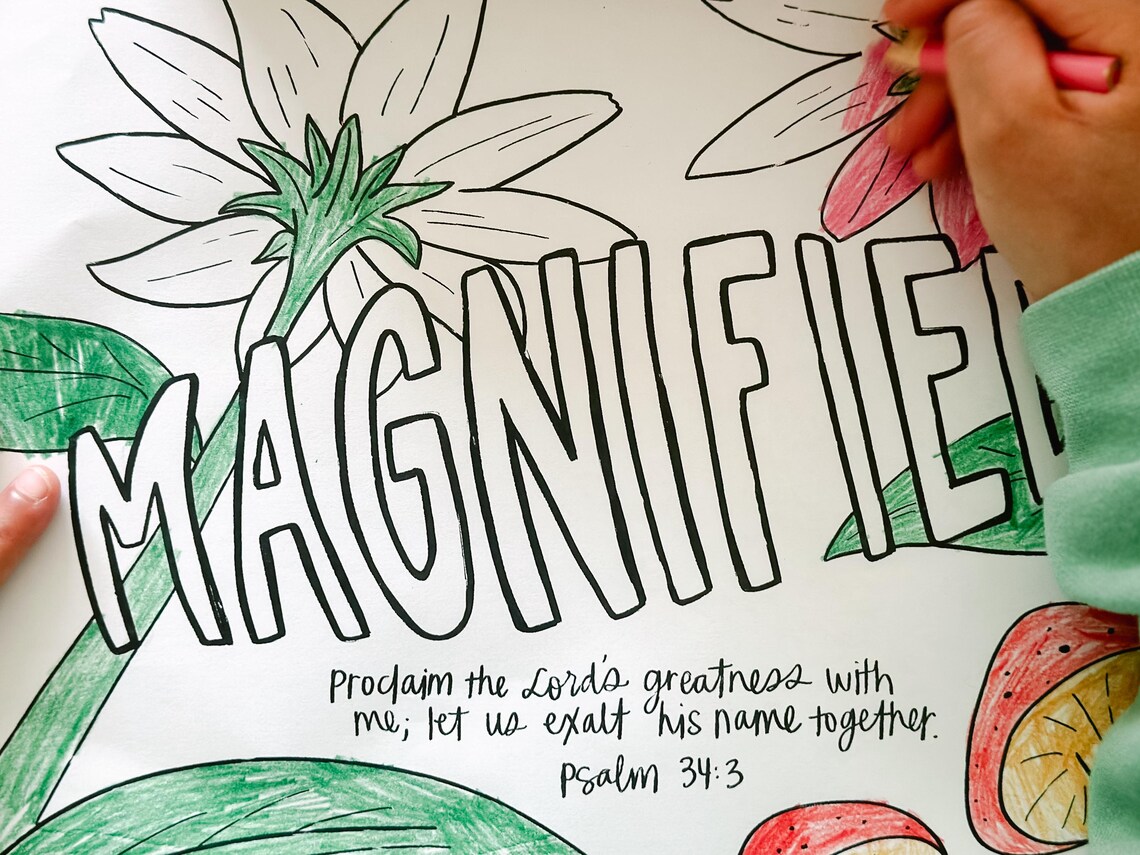 Magnified! VBS 2025 Printable Coloring Pages - Etsy