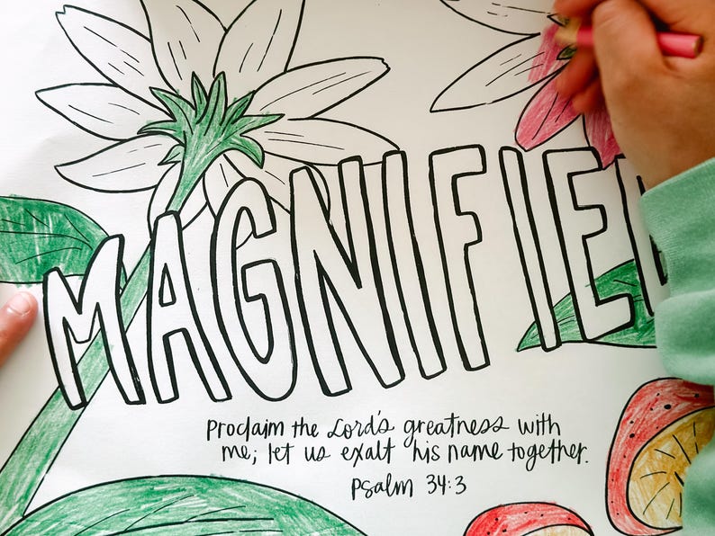 Magnified! VBS 2025 Printable Coloring Pages - Etsy