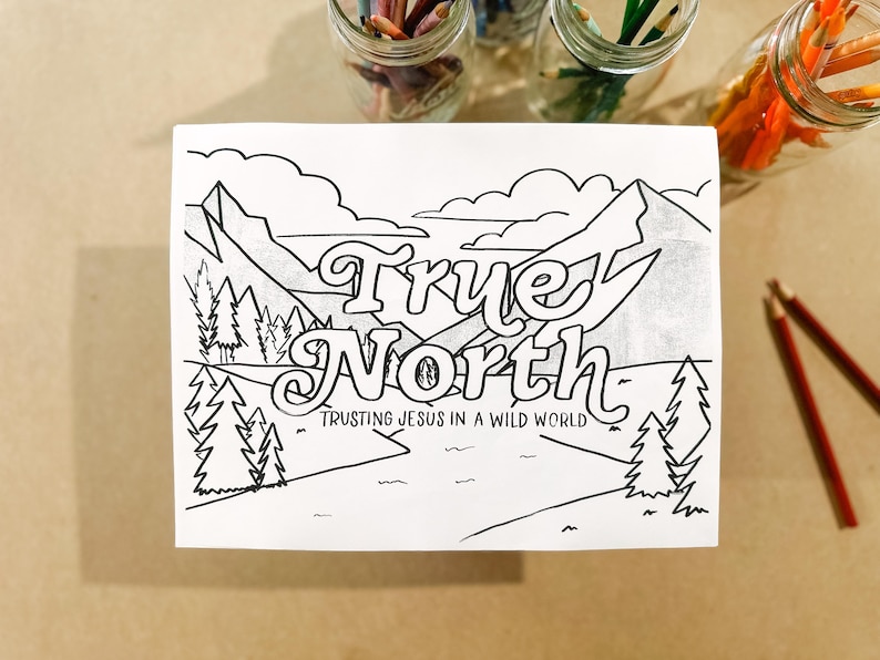 True North, VBS 2025 Printable Coloring Pages - Etsy Canada