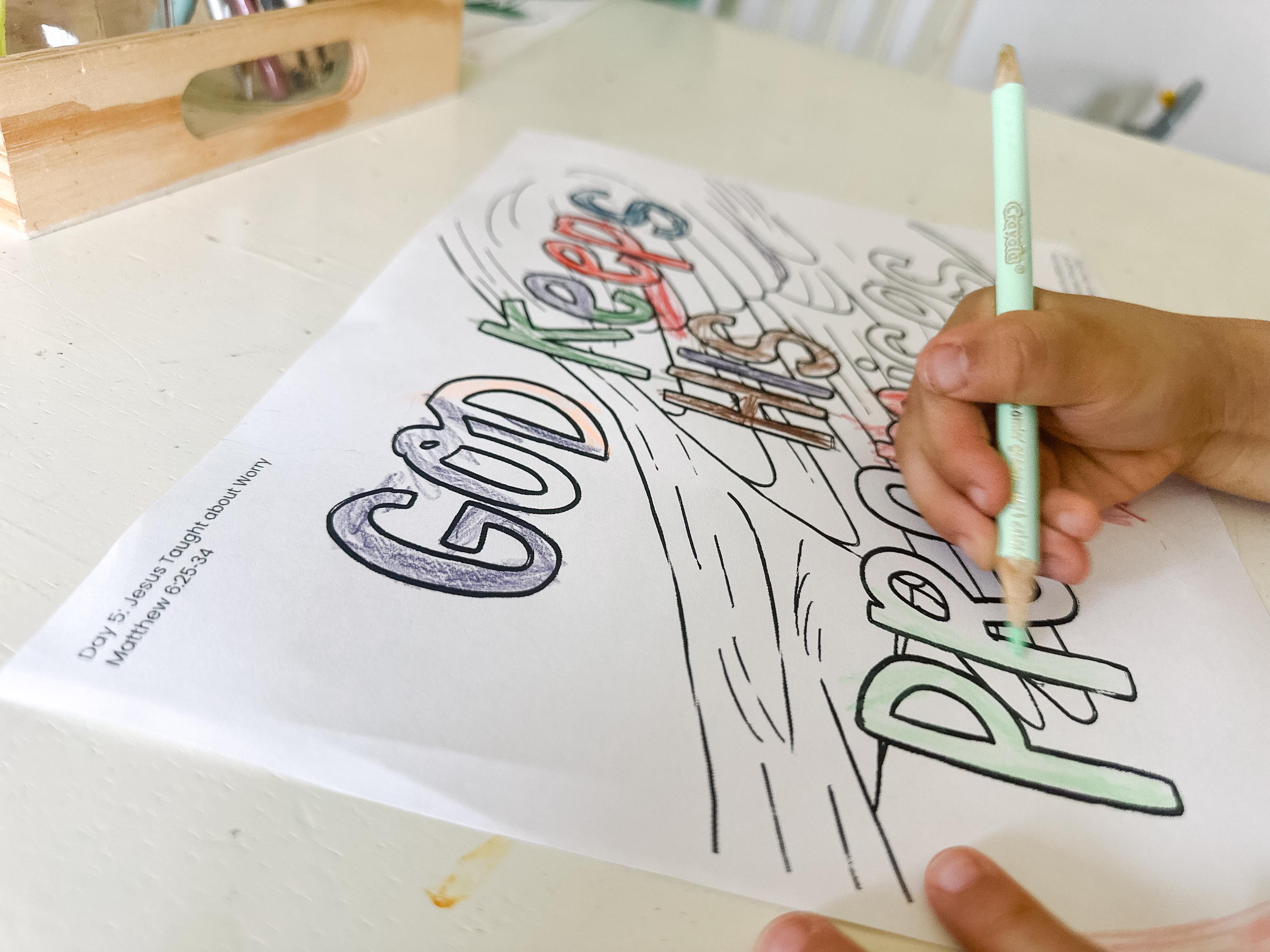 Magnified! VBS 2025 Printable Coloring Pages - Etsy