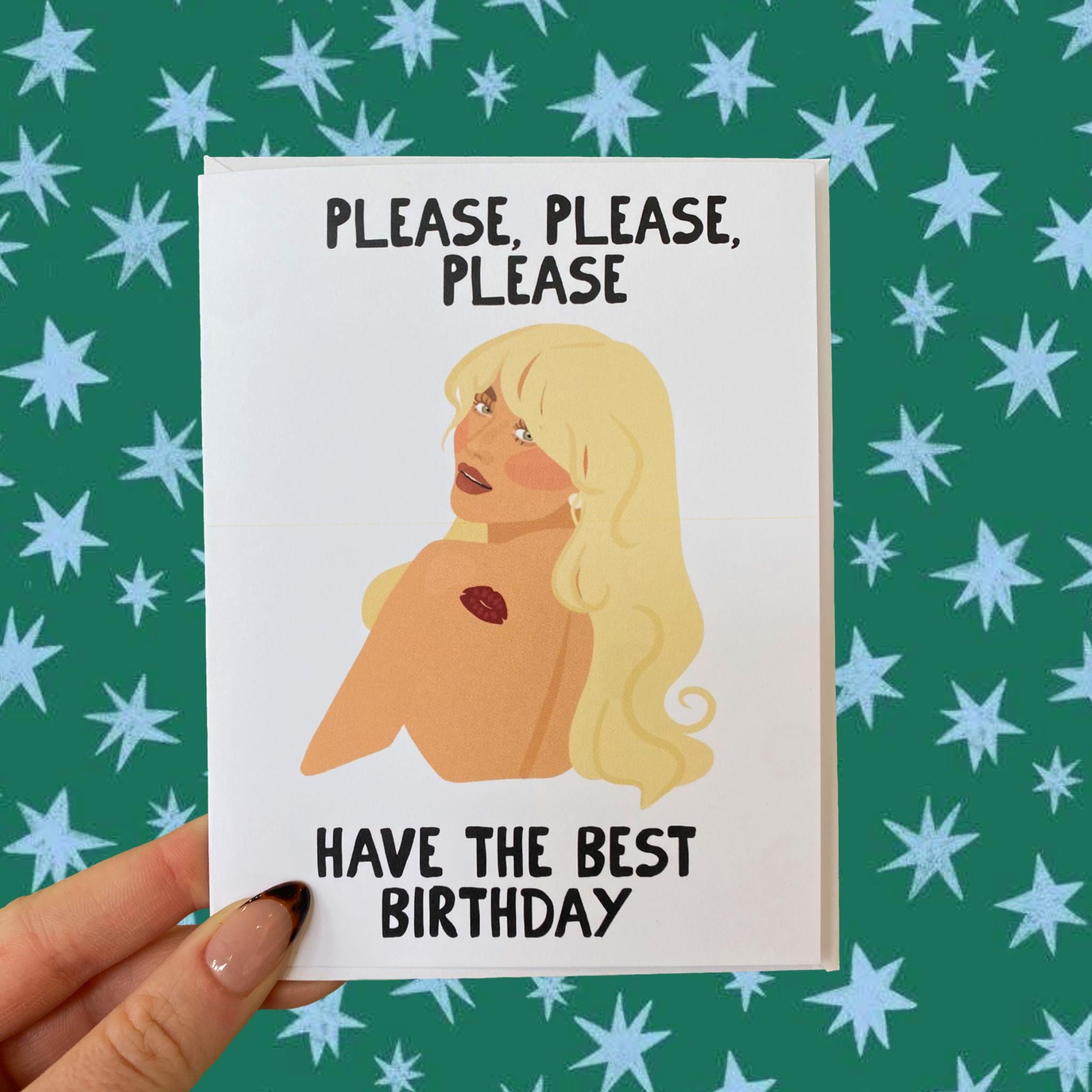 Sabrina Carpenter Birthday Card - Etsy