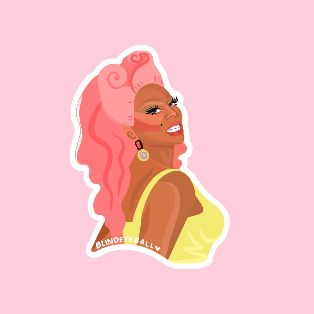 Rupaul-inspired Sticker - Etsy