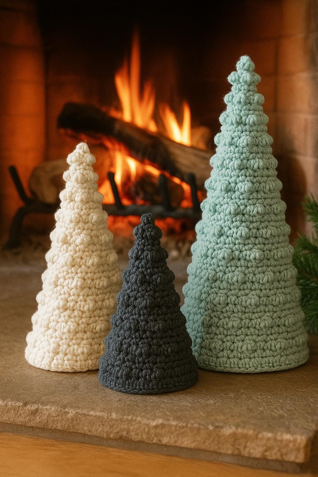 Bobble Christmas Tree Crochet Pattern: 3 Sizes, Beginner Holiday Decor ...