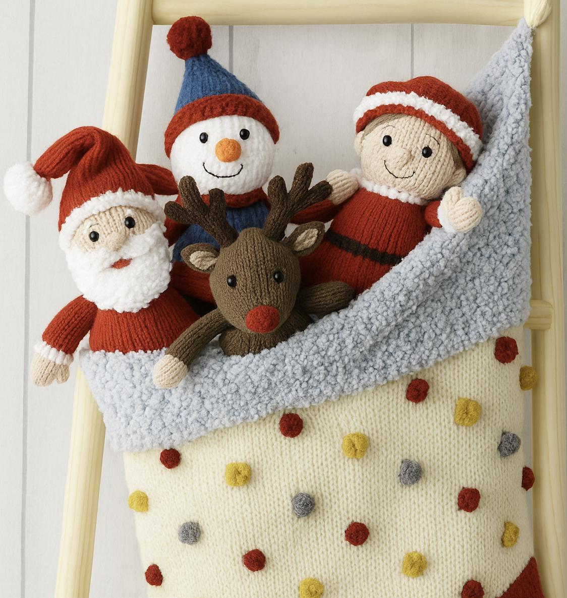 Santa Claus Knitting Pattern: Father Christmas Soft Doll (PDF Download ...