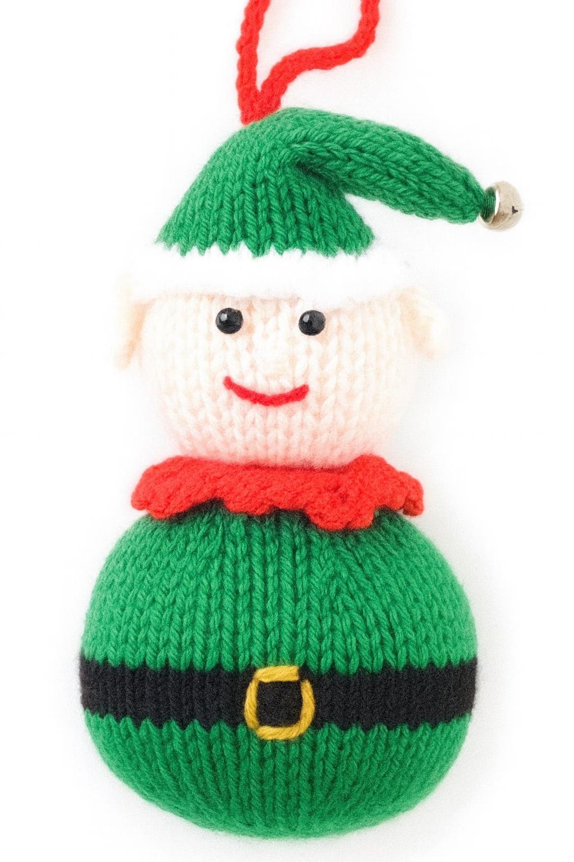 Knitted Christmas Bauble Pattern Set: Elf, Santa, Snowman (PDF) - Etsy