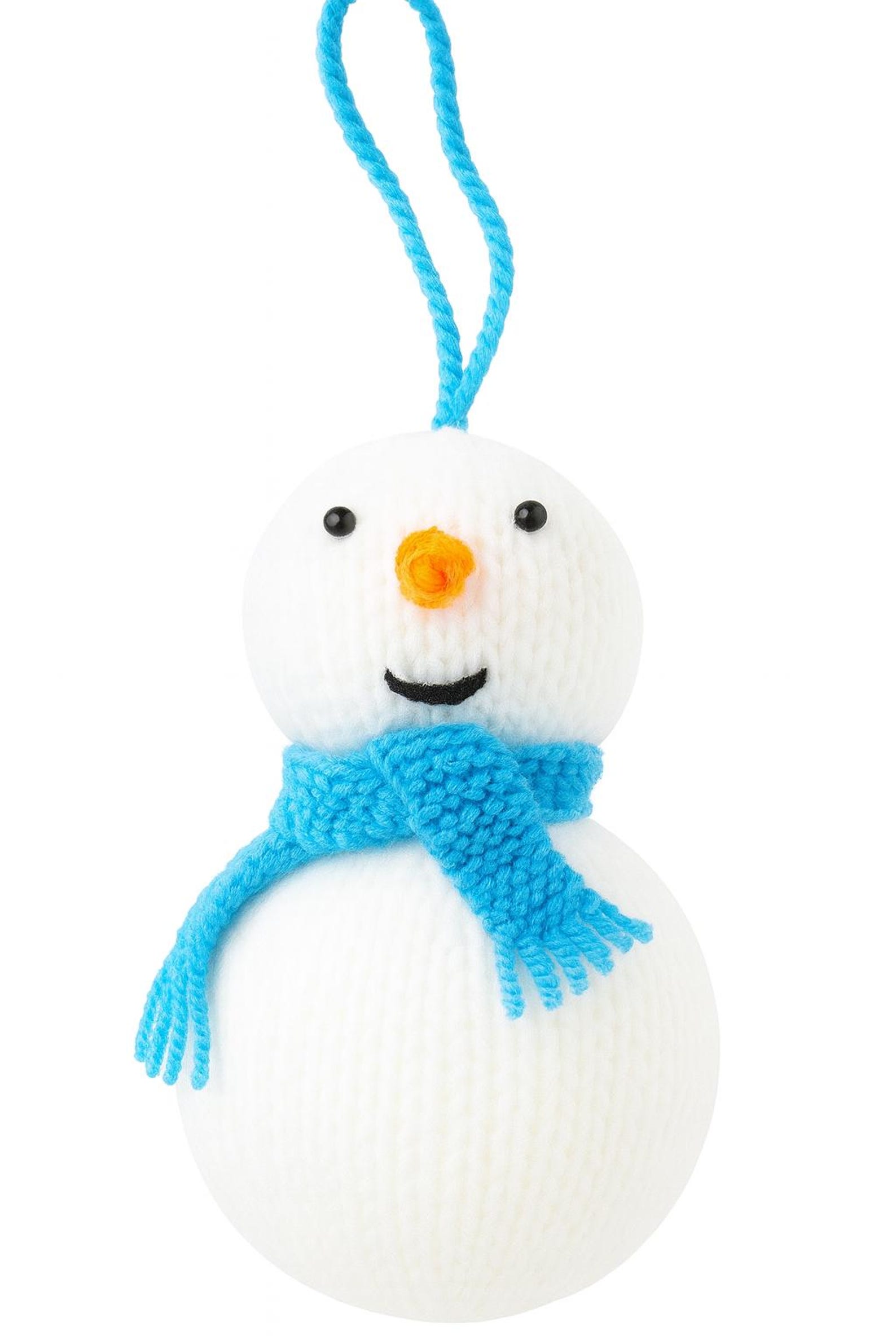 Knitted Christmas Bauble Pattern Set: Elf, Santa, Snowman (PDF) - Etsy