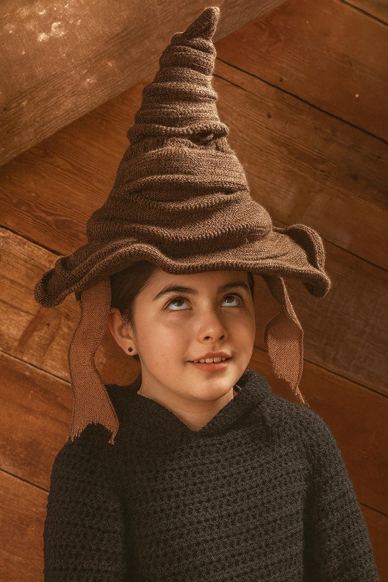 Crochet Sorting Hat Pattern PDF - Wizard Hat Digital Download ...