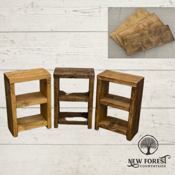 Rustic Side Table - Etsy UK