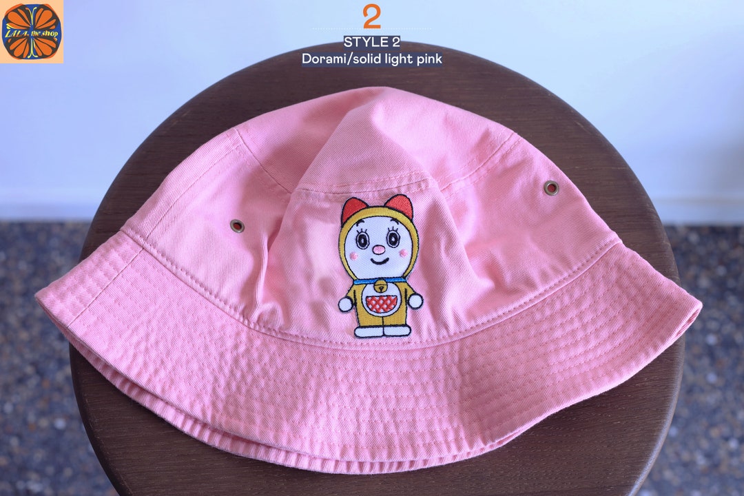 Cartoon Patch Bucket Hat: Doraemon, Dorami, Shin Chan - Etsy