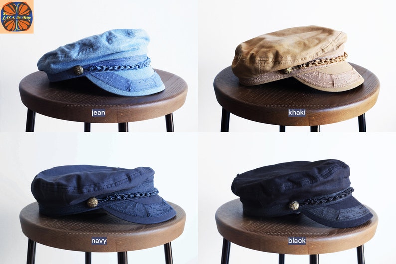 Unisex Fashion Casual Sailor Caps Captain Fisherman Cap Yacht | Etsy