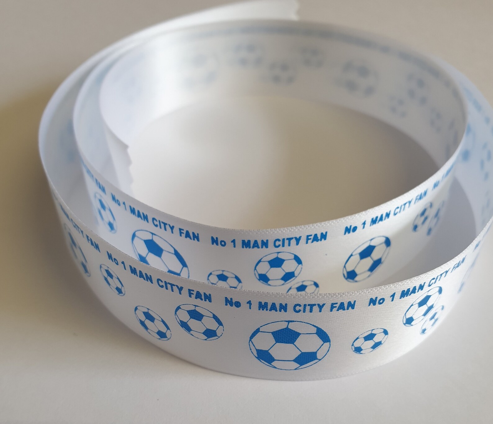 No 1 Football Fan Ribbon premier League - Etsy UK