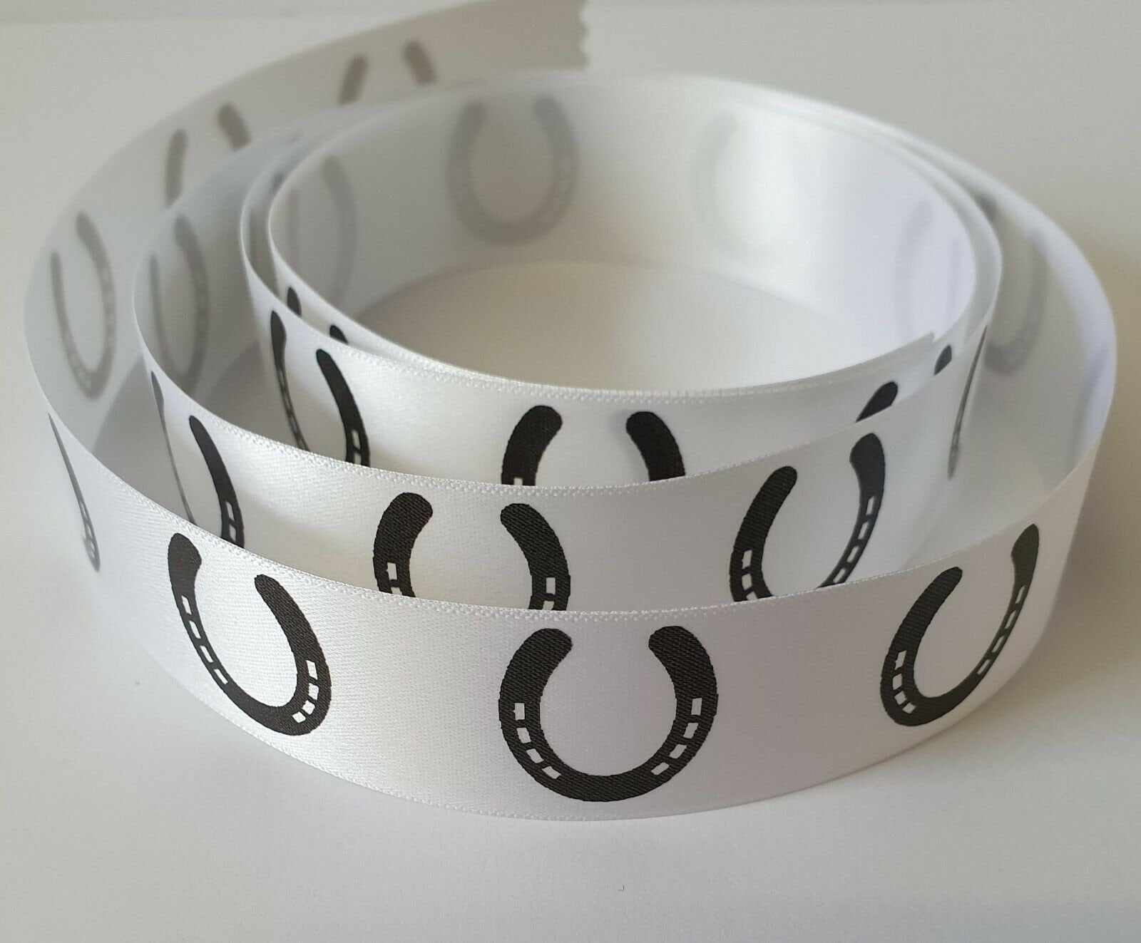 Horse Shoe Ribbon 25mm Various Lengths/colours Cake Ribbon Gift Wrap ...