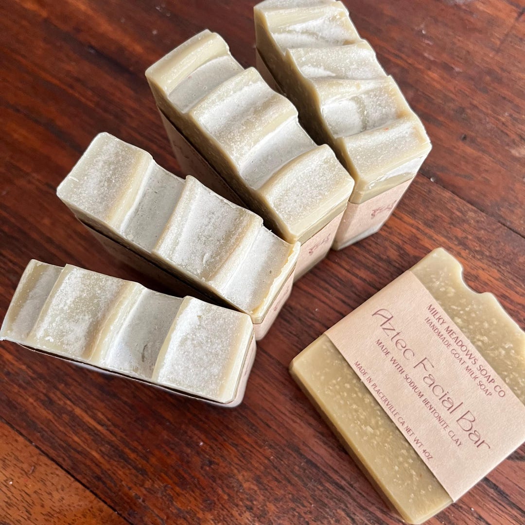 UNSCENTED Aztec Facial Bar Goat Milk Soap - Etsy