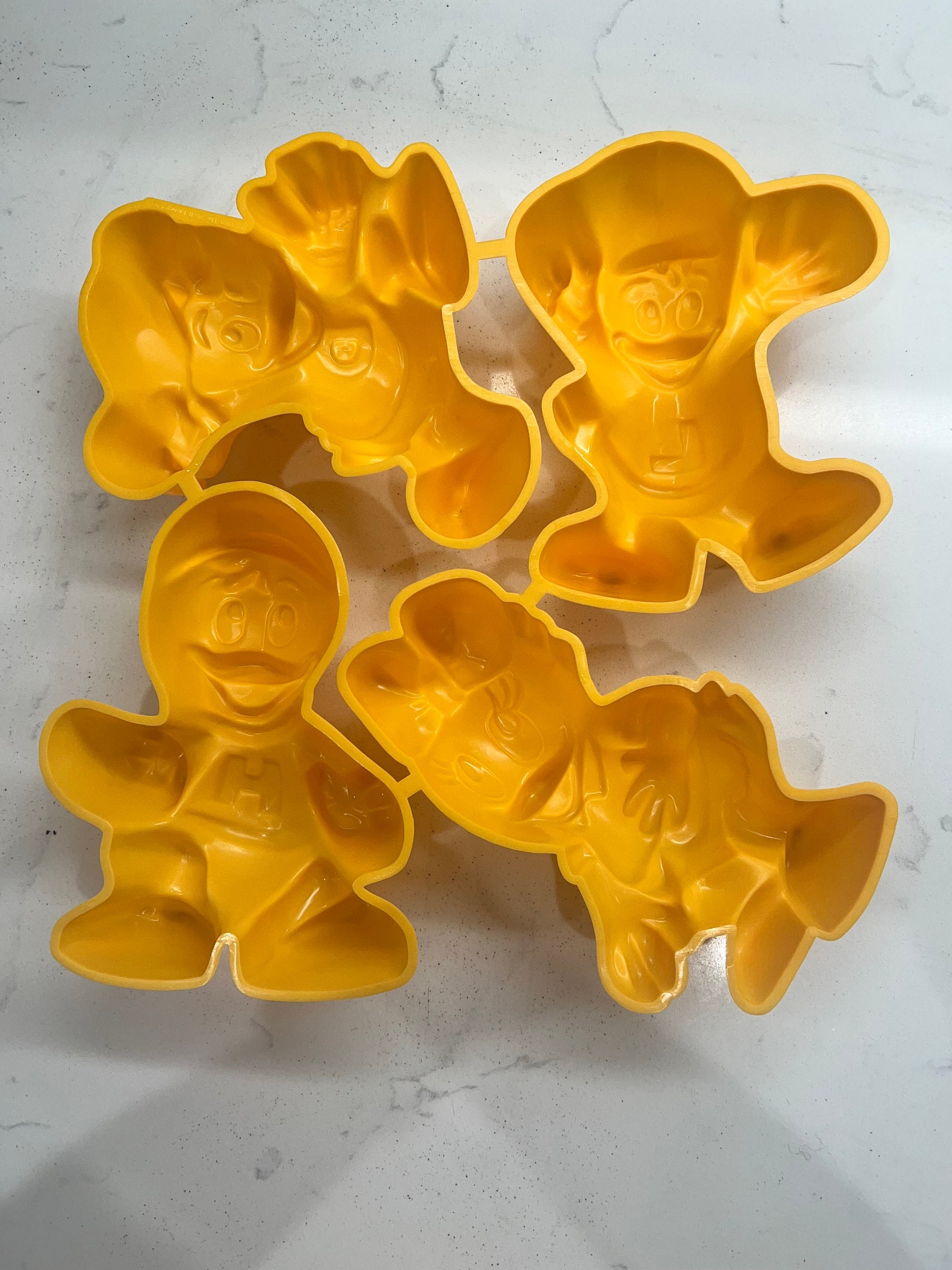 Disney Duck Tales Jell-o Gelatin Molds 4-packs 1989 Vintage ...
